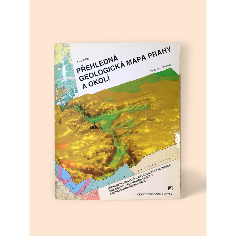 Přehledná geologická mapa Prahy a okolí – Antikvariát Myslíkova